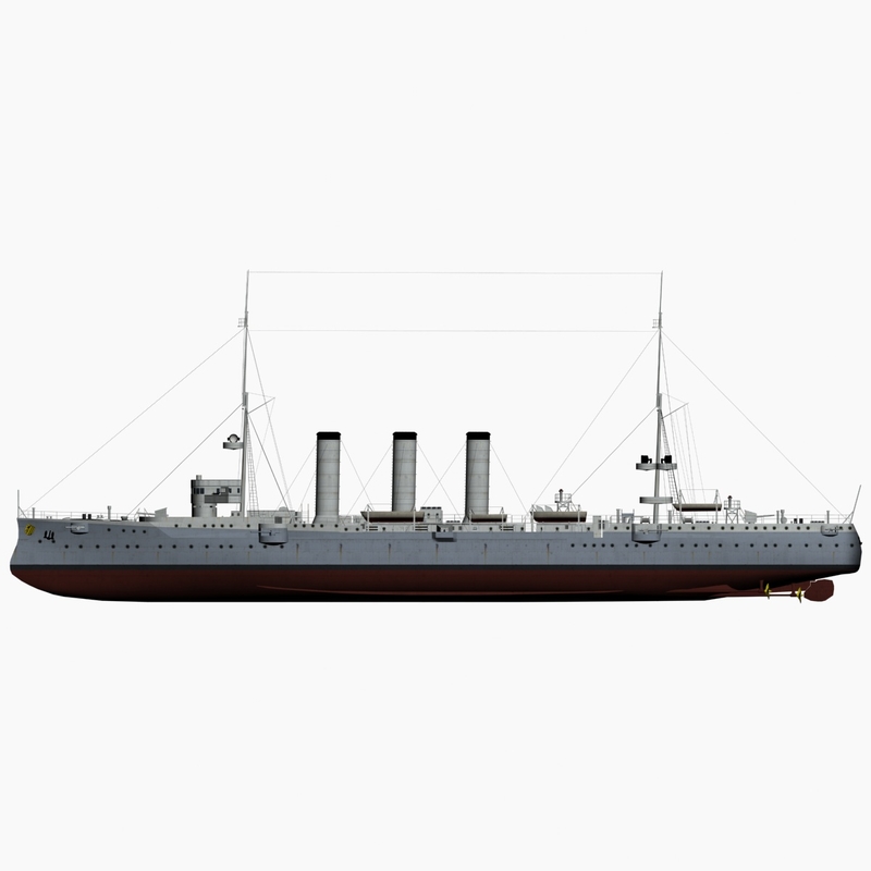sms dresden cruiser imperial 3d max