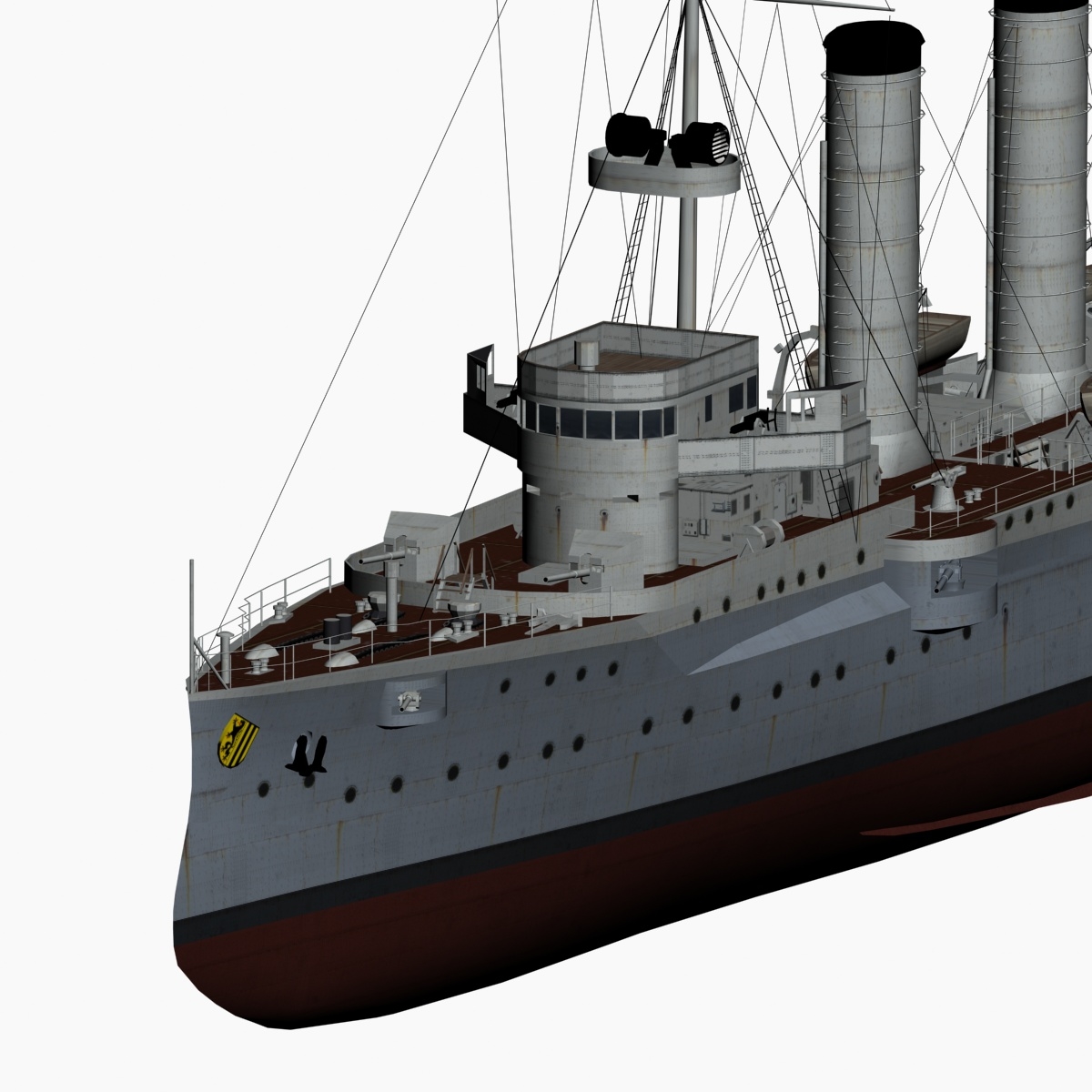 sms dresden cruiser imperial 3d max