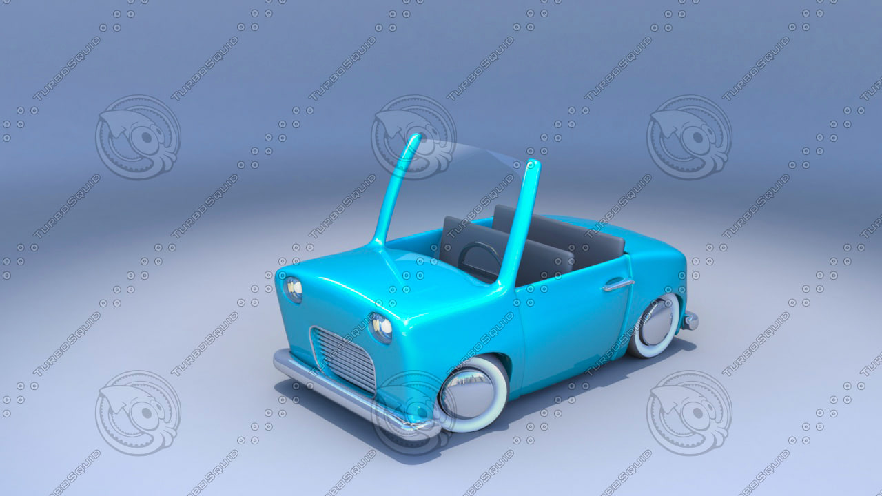 3d cartoon toy car