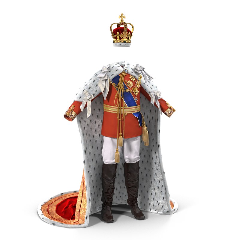 royal king costume fur max