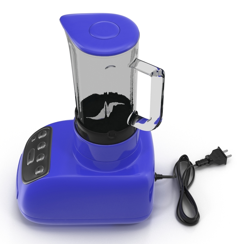 blender blue 3d model