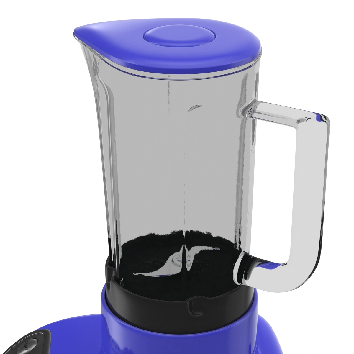 blender blue 3d model