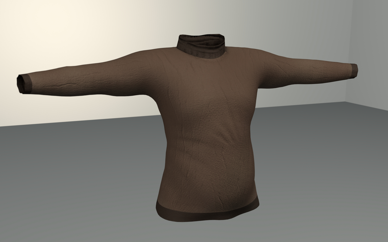 3d man evil character model