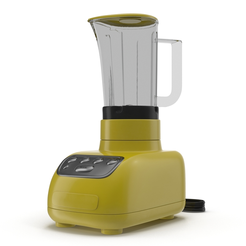 3d blender yellow modeled model