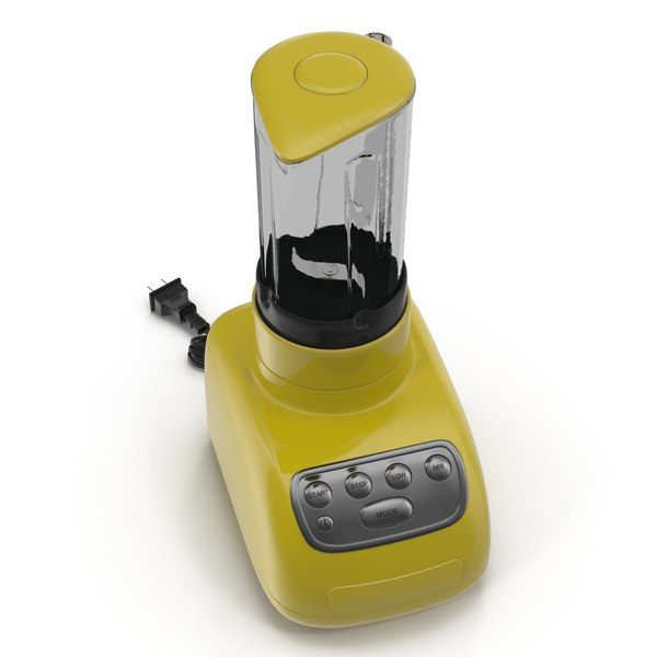 3d blender yellow modeled model