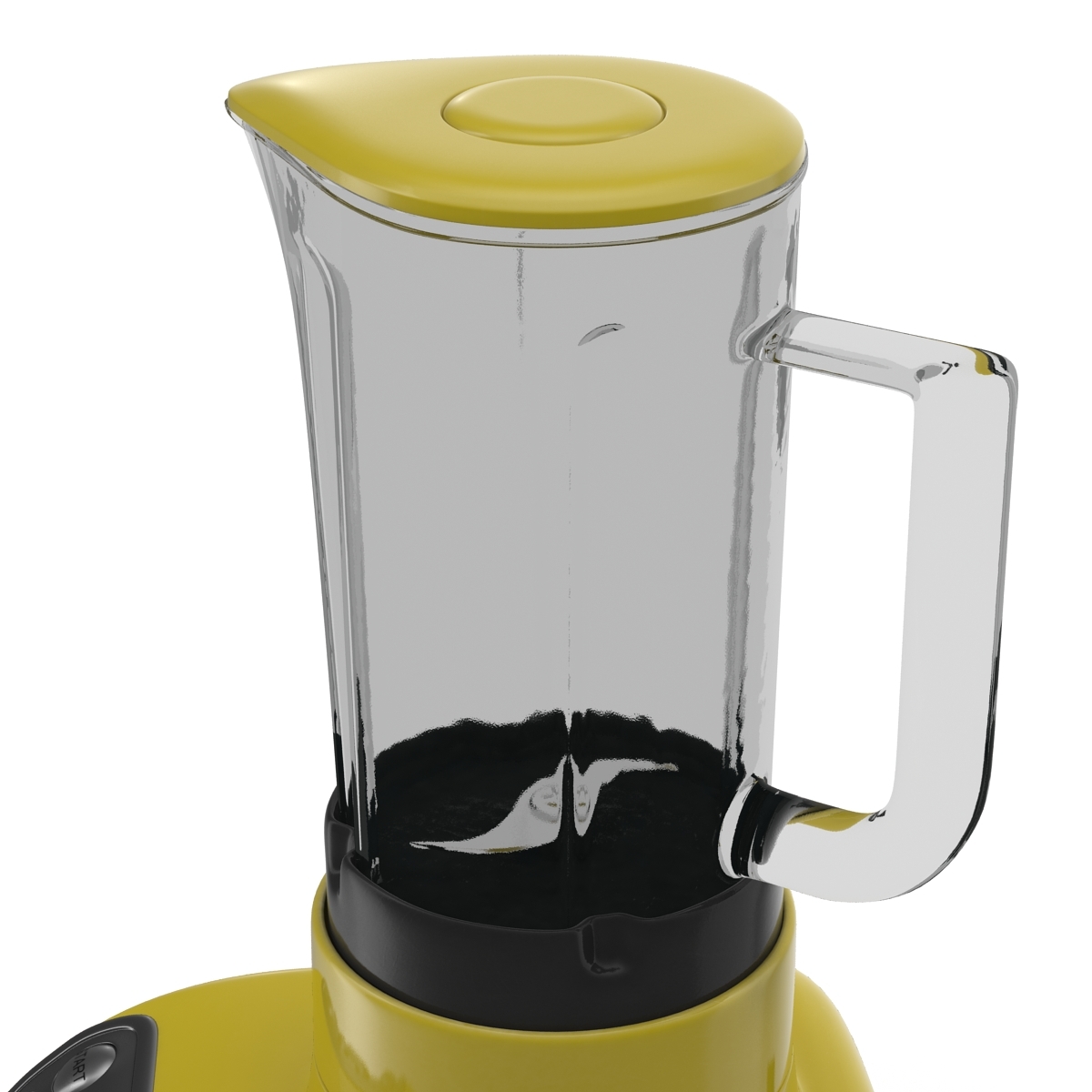 3d blender yellow modeled model