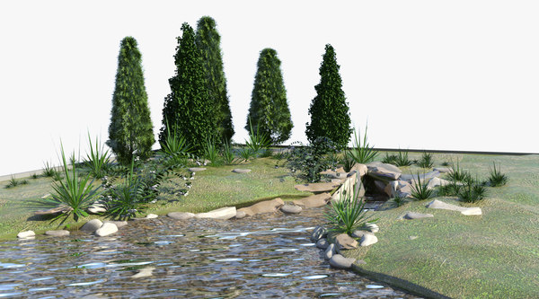 Pond 3D Models for Download | TurboSquid