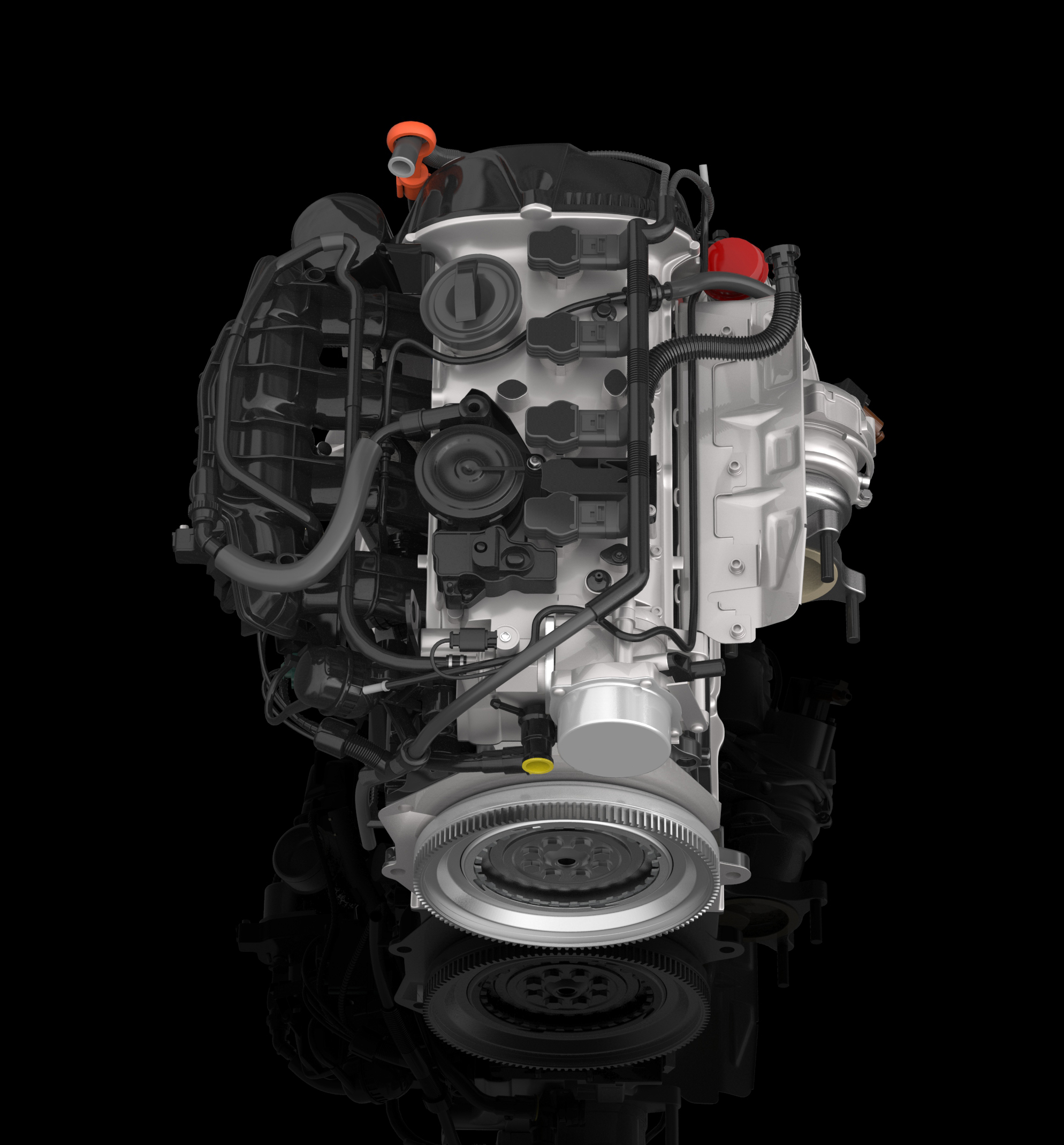 engine volkswagen new magotan 3d model