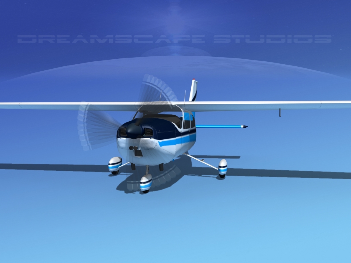 3d model of cessna 177 cardinal