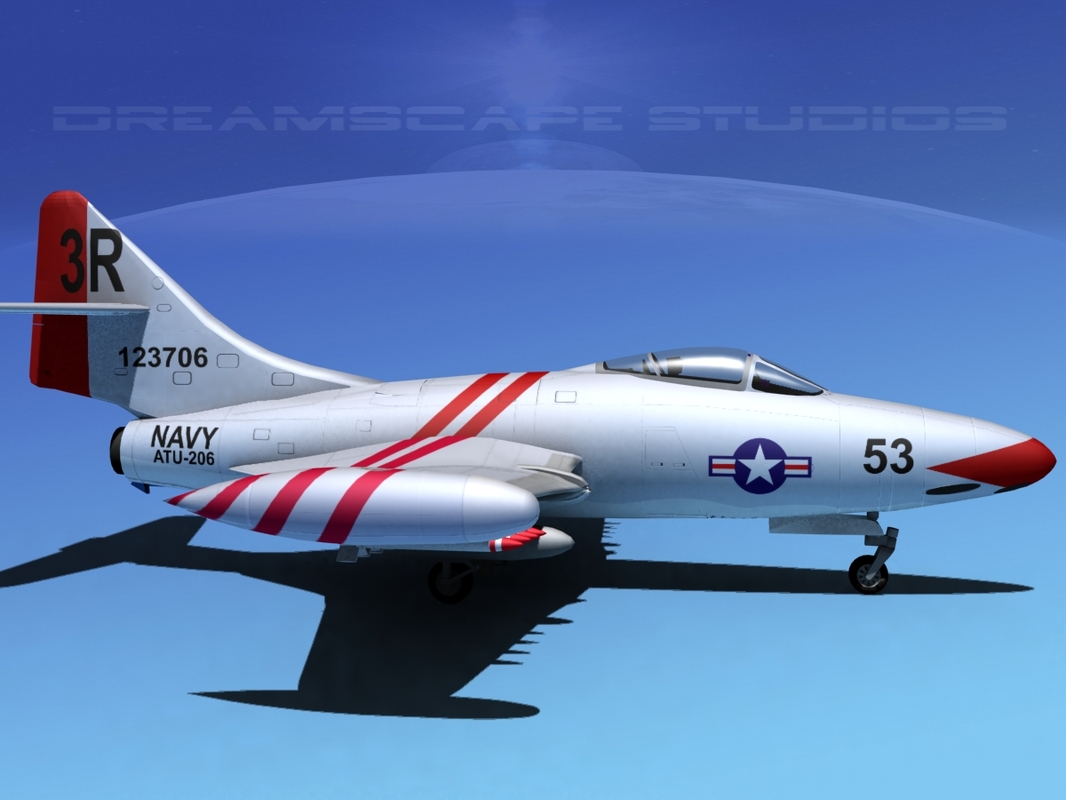 3d panther f9f jet fighter