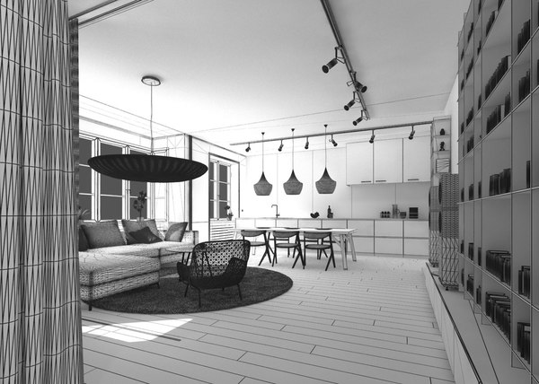 archinteriors vol 27 interior scenes 3d model