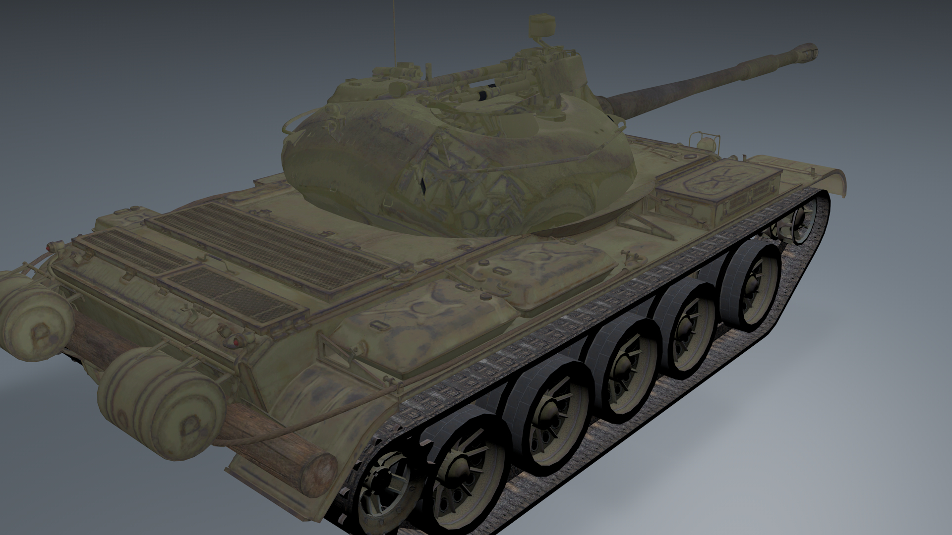 T-54 소련 탱크 3D 모델 - TurboSquid 911402