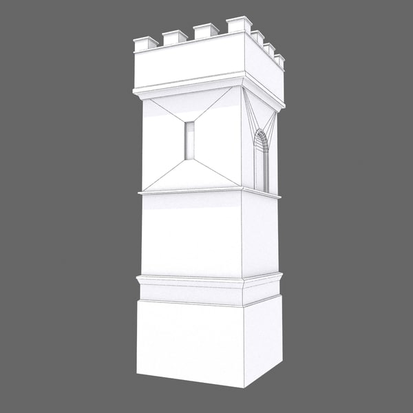 max medieval square castle tower