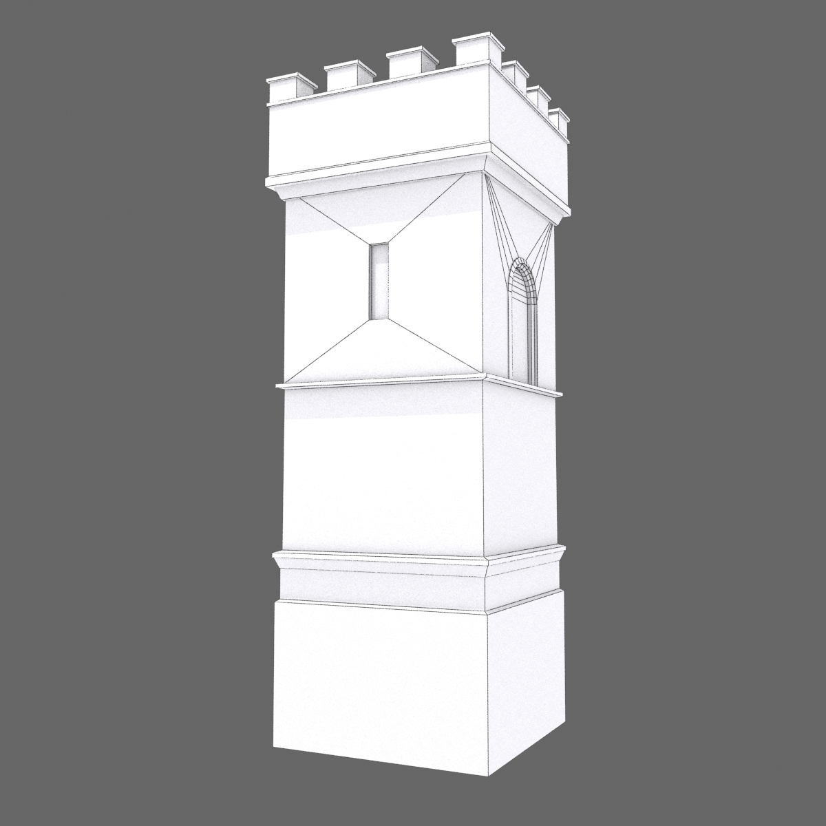 max medieval square castle tower