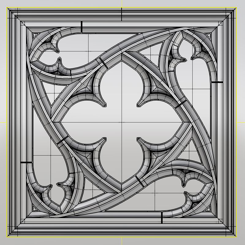 small square gothic window max