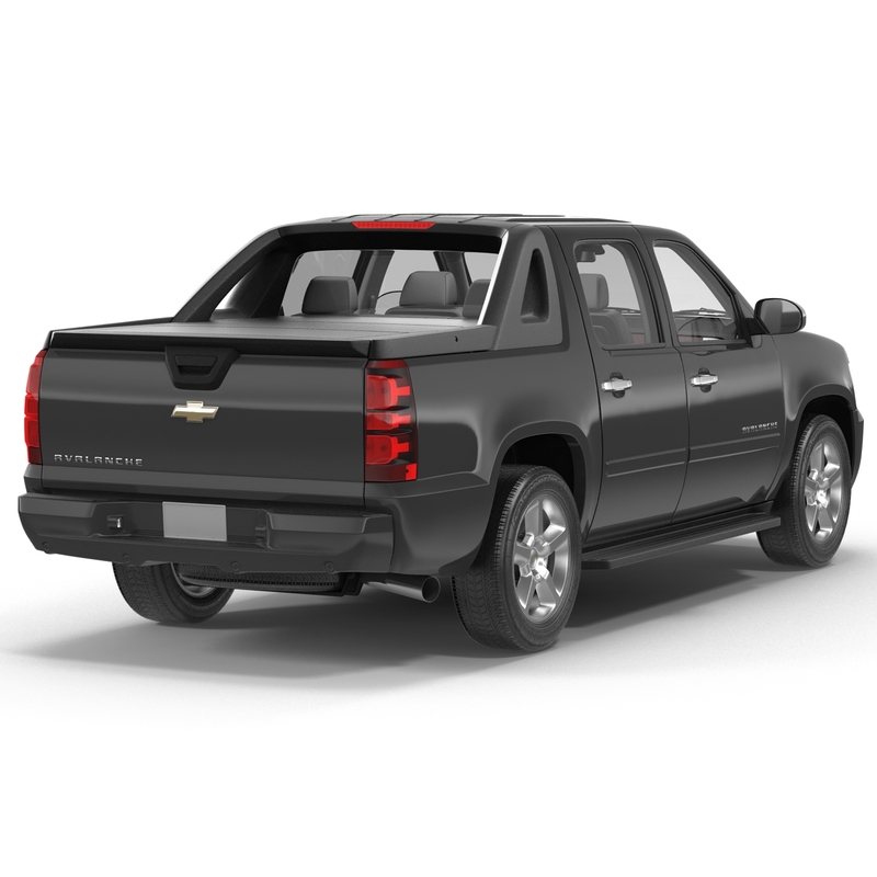 chevrolet avalanche 2015 rigged 3d max