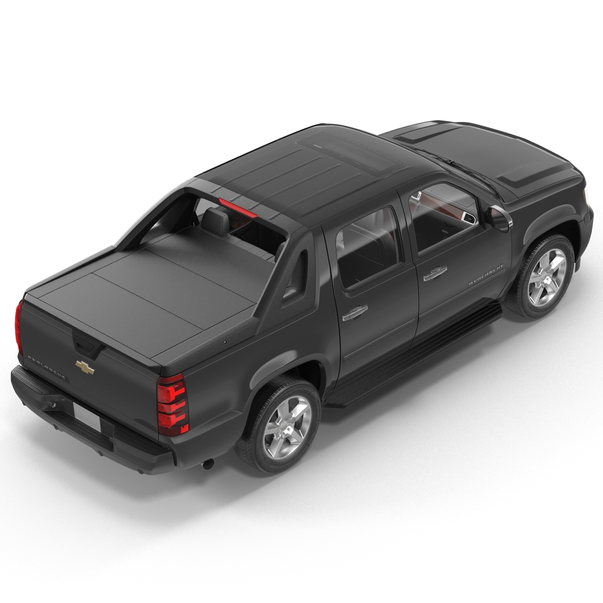 chevrolet avalanche 2015 rigged 3d max