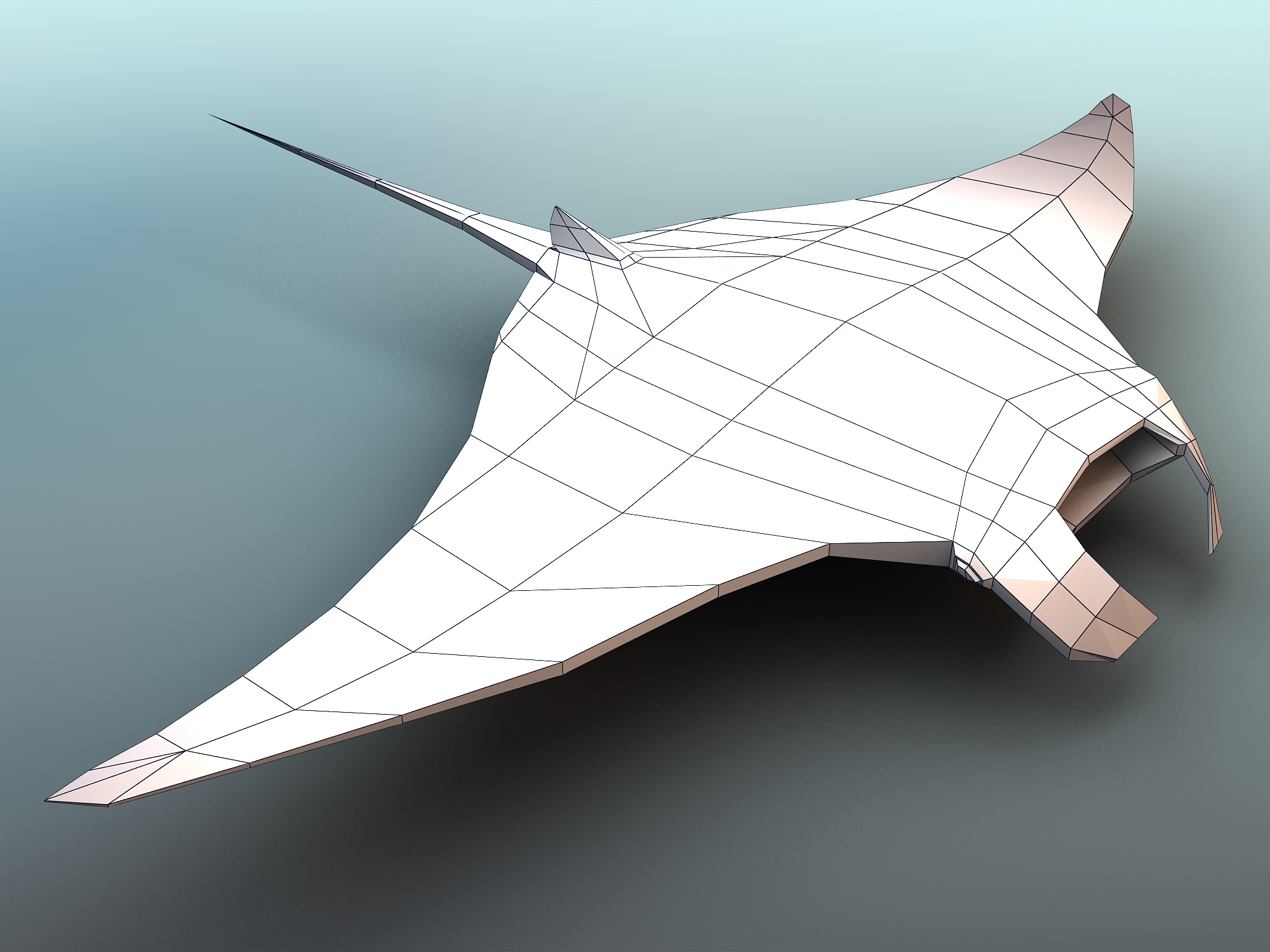 3d manta rays