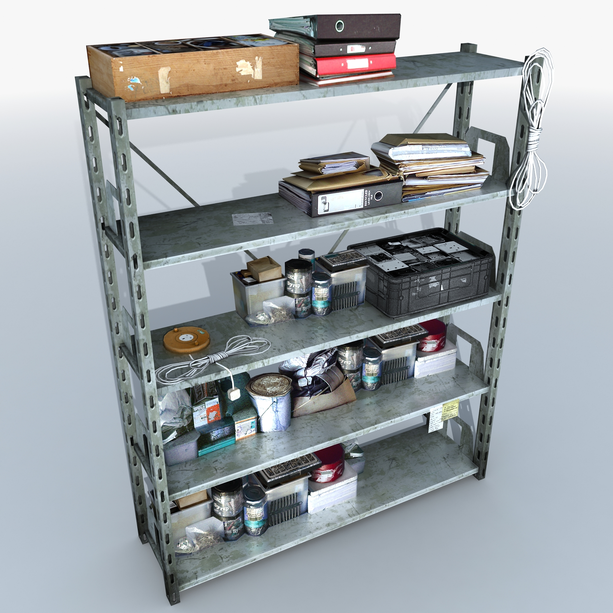 metal shelving clutter 2 max