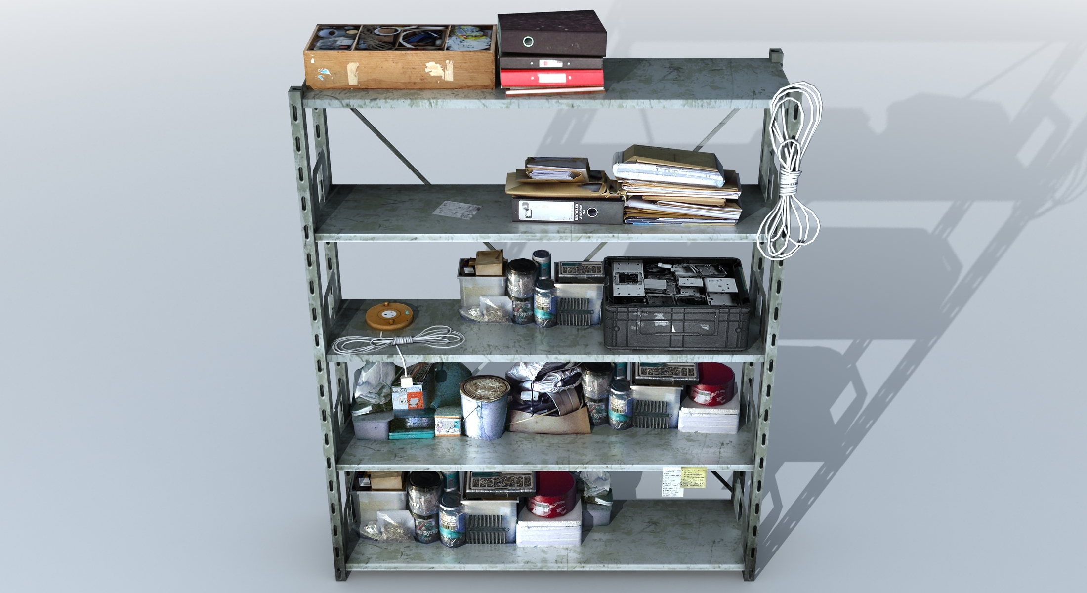 metal shelving clutter 2 max