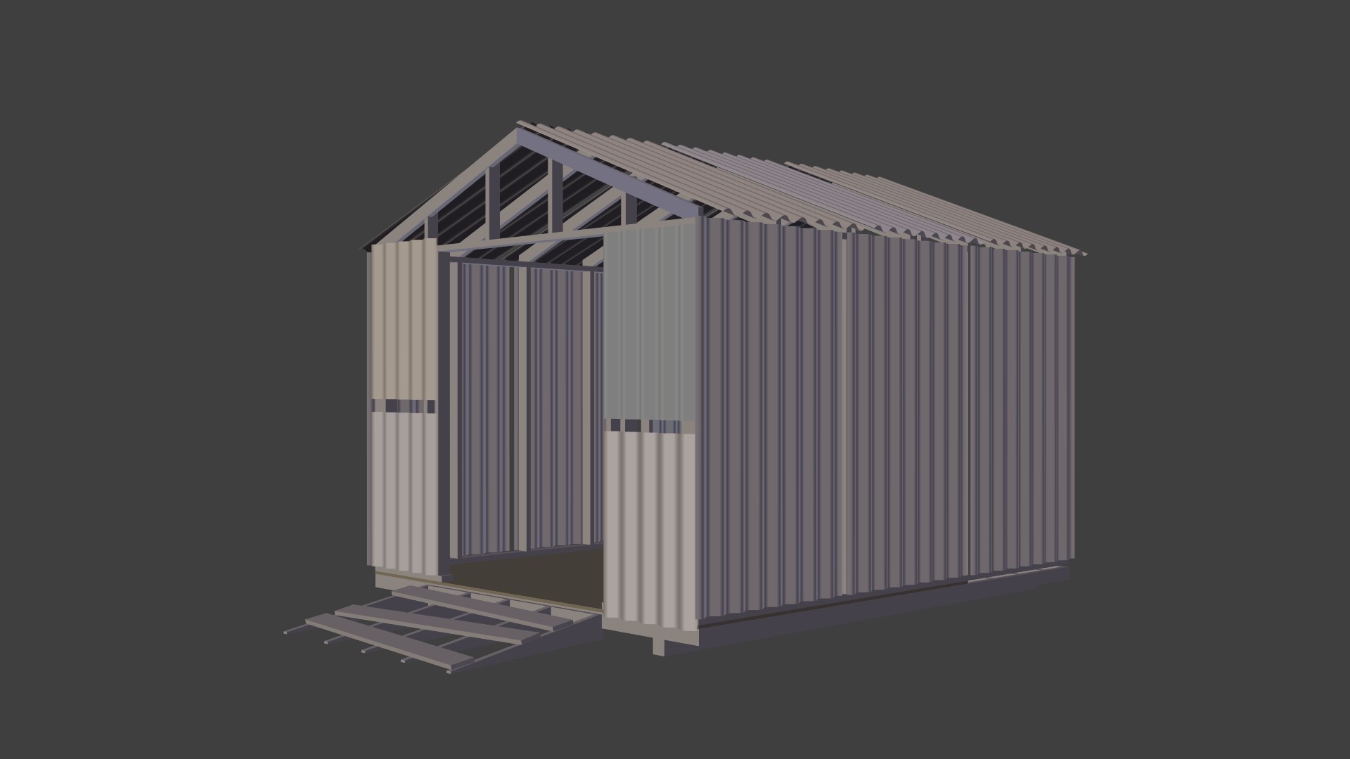 free shack 3d model