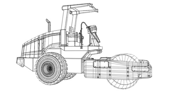 3ds max road roller