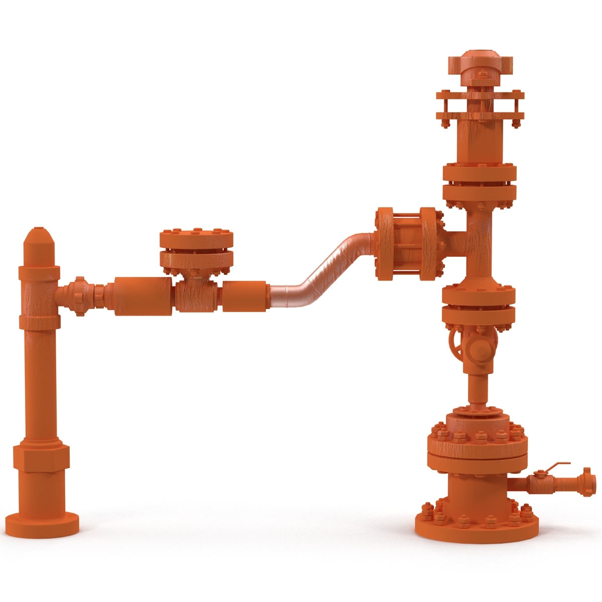 3ds max oil pump stuffing box