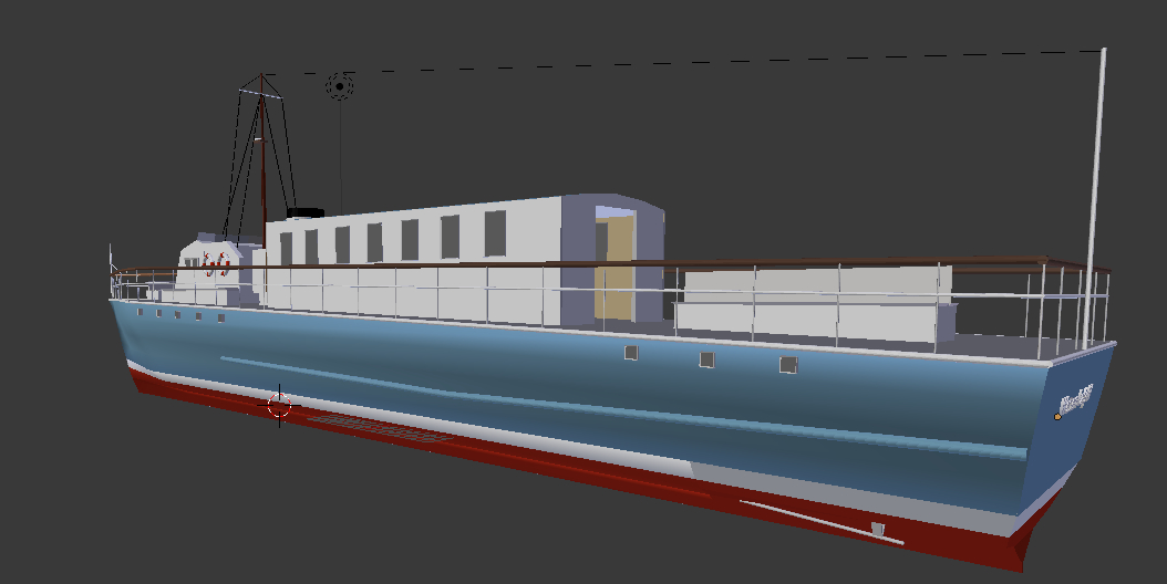 3d model ferry