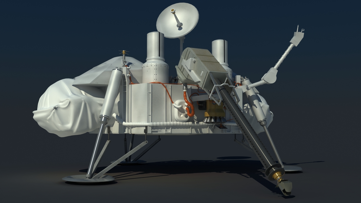 mars viking lander 3d 3ds