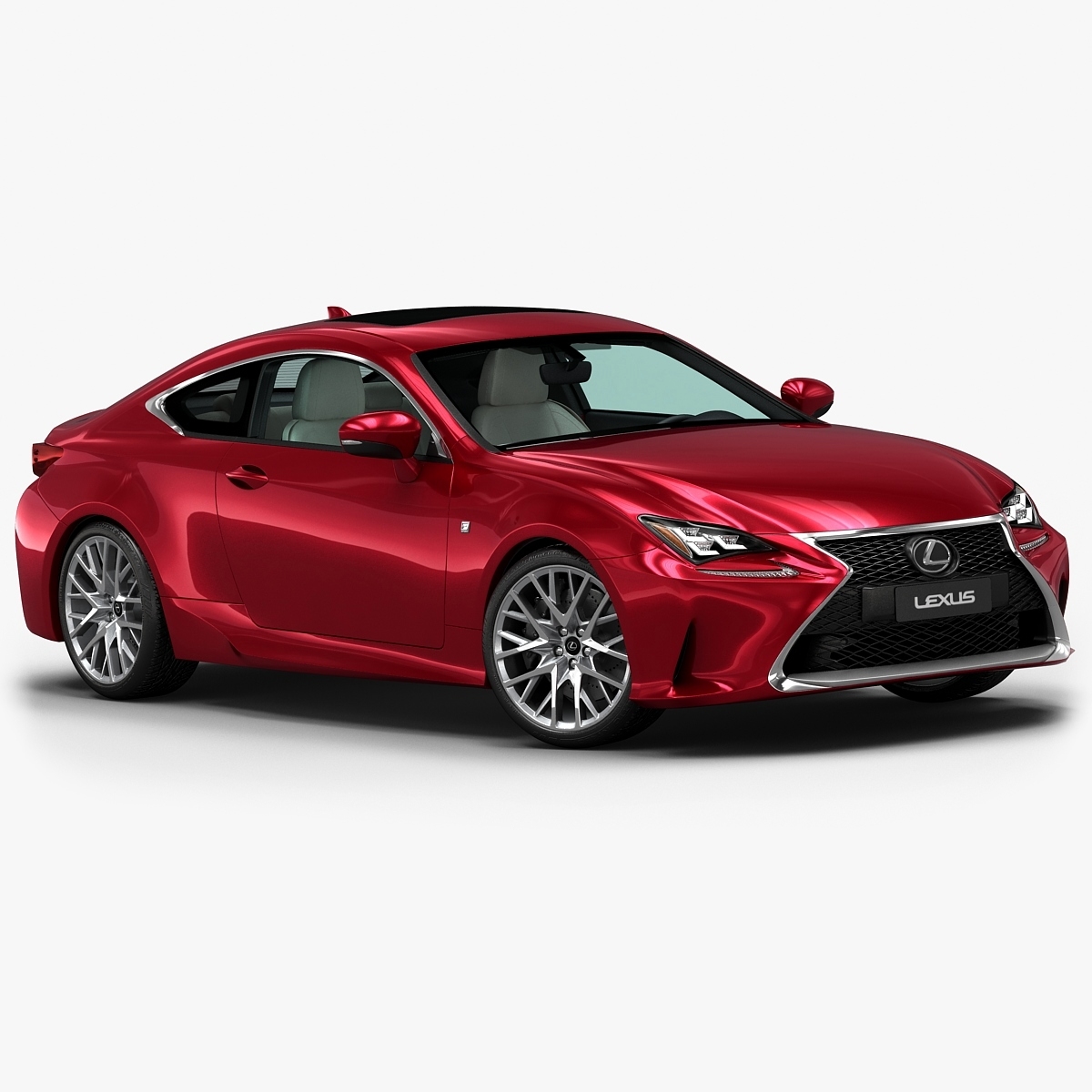 3d model 2015 lexus rc