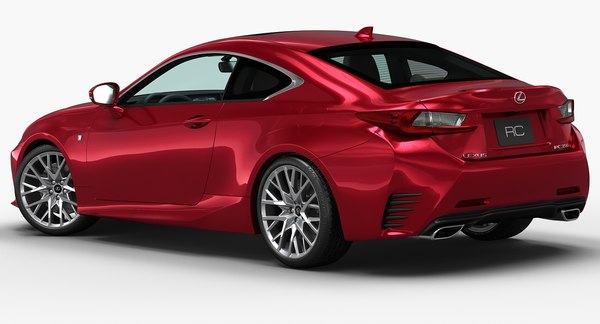 3d model 2015 lexus rc
