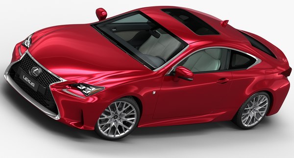 3d model 2015 lexus rc