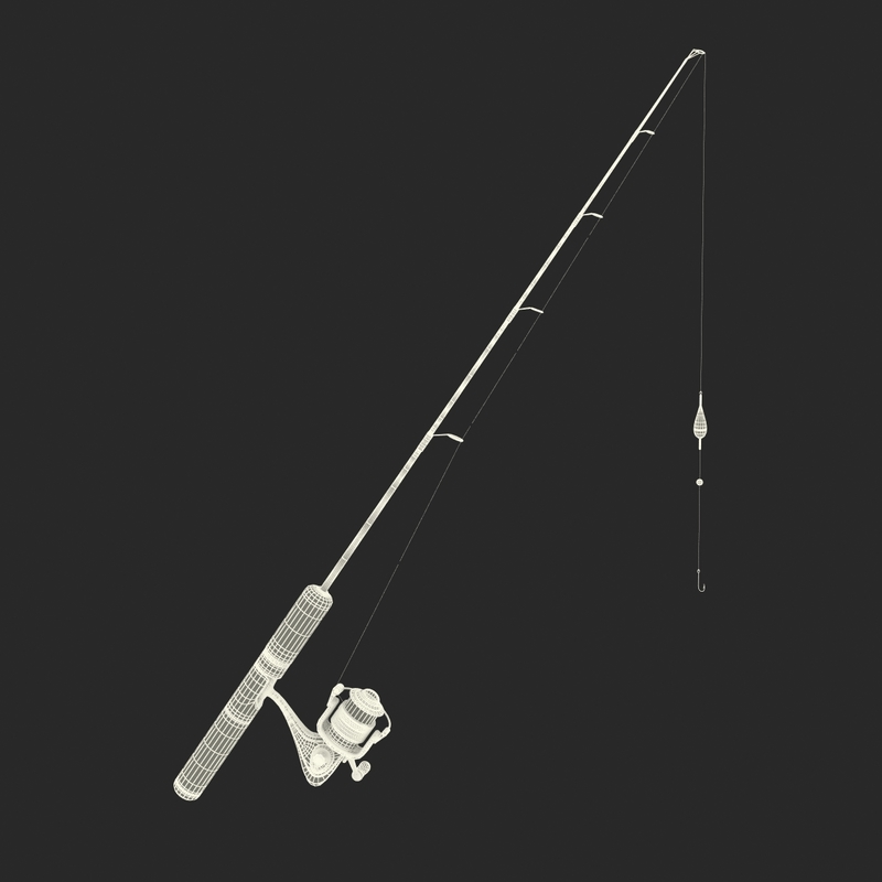 fishing pole generic obj