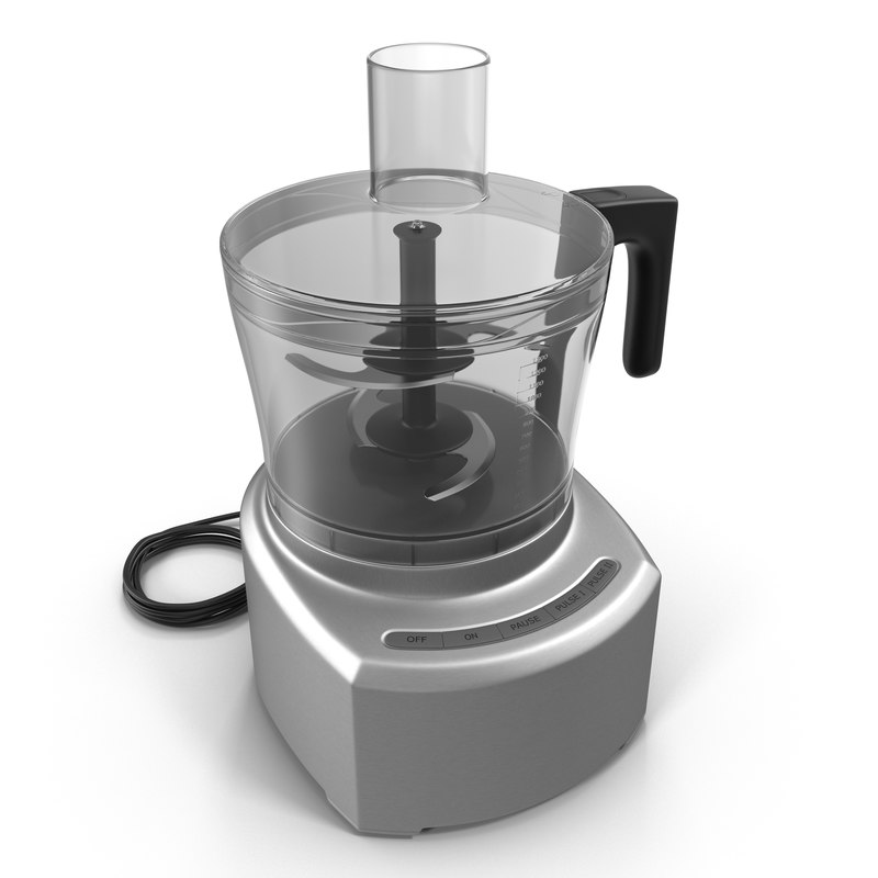 food processor modeled 3d c4d