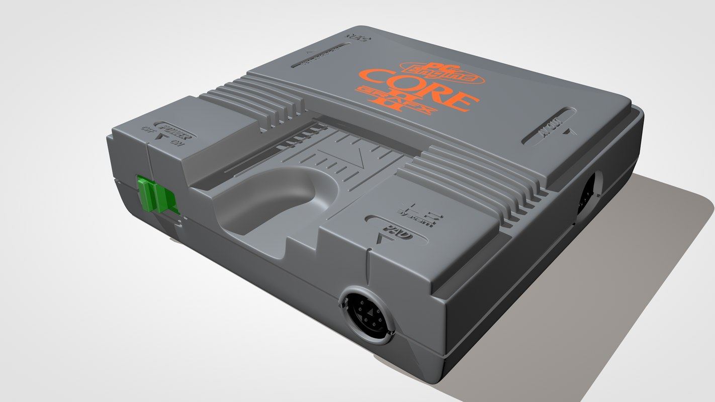 3d pc engine core grafx model