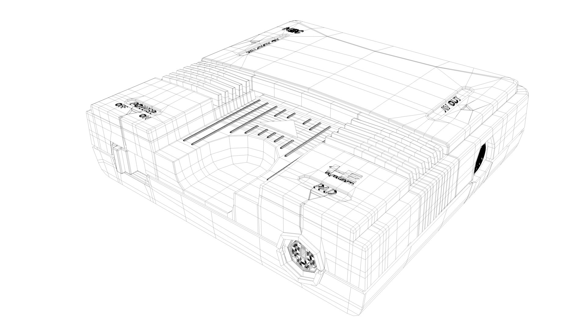 3d pc engine core grafx model