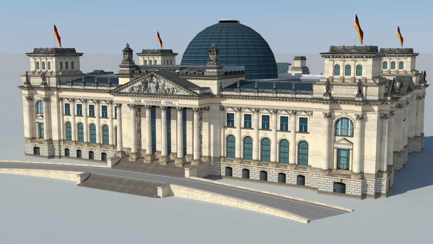 3d model reichstag building