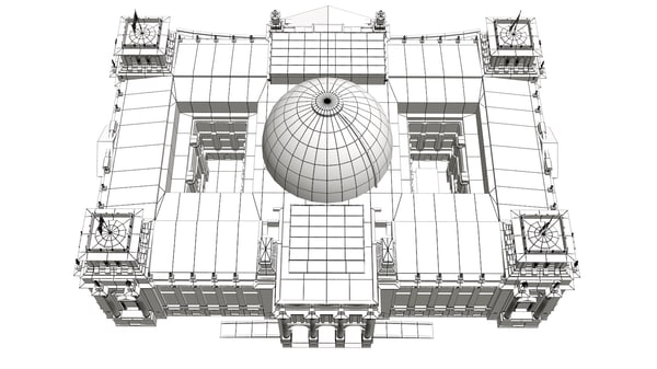 3d model reichstag building