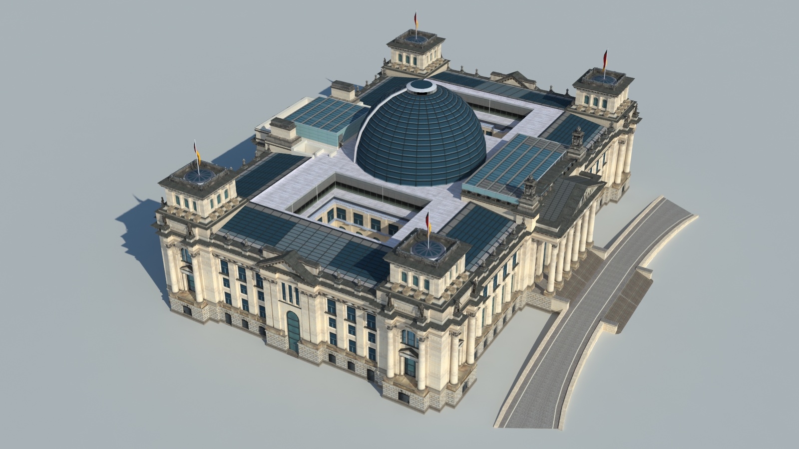 Reichstag Model 3D - TurboSquid 912316