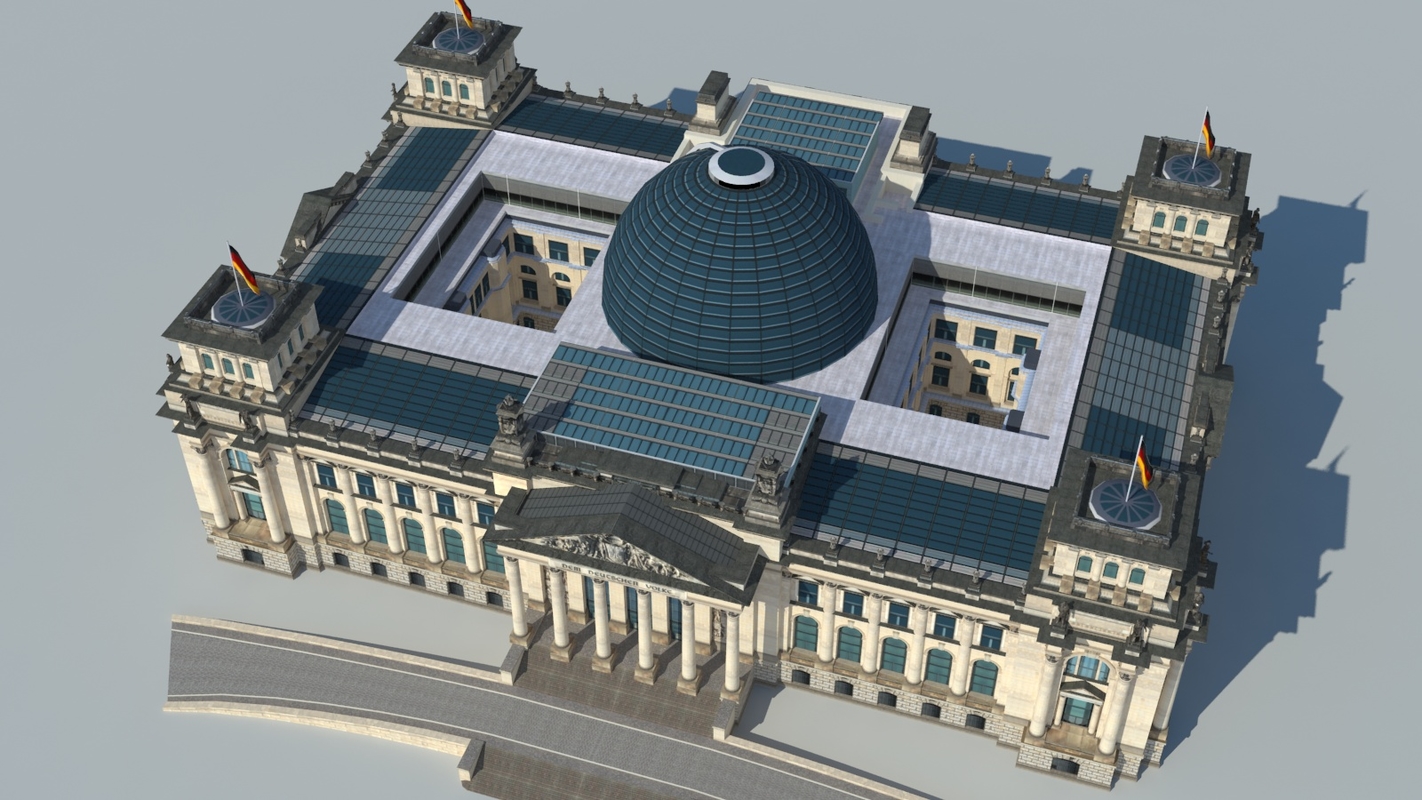 3d model reichstag building
