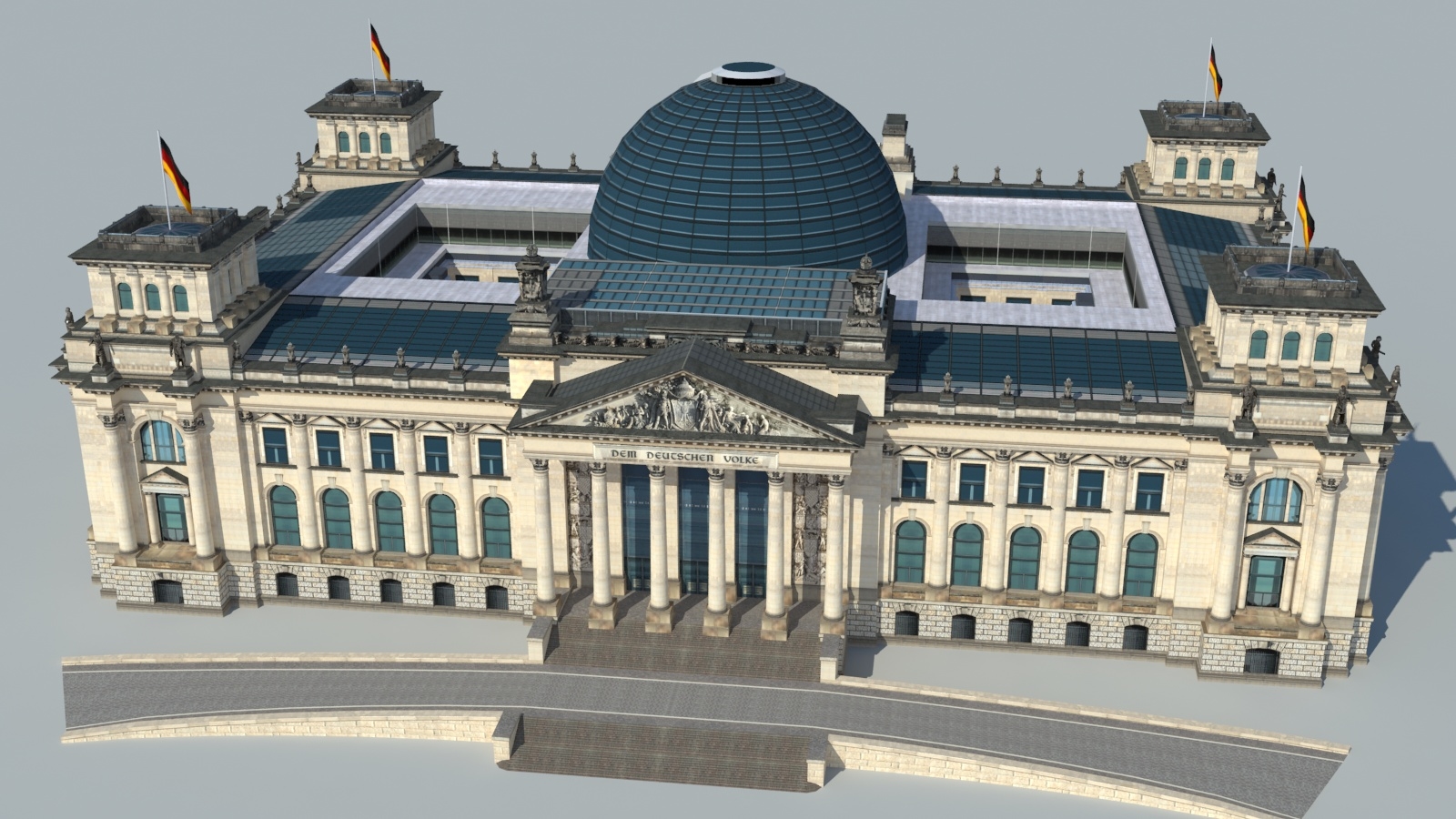 Reichstag Model 3D - TurboSquid 912316