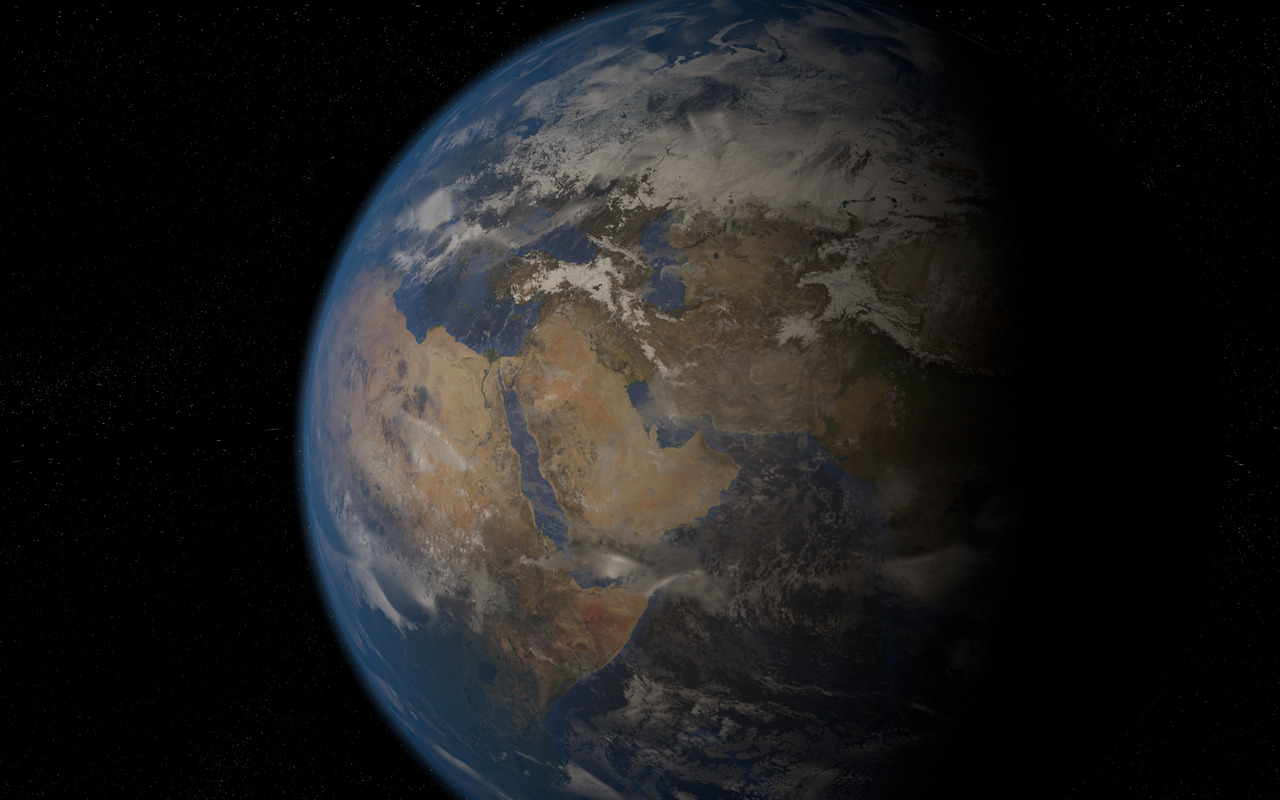 3d planet earth model