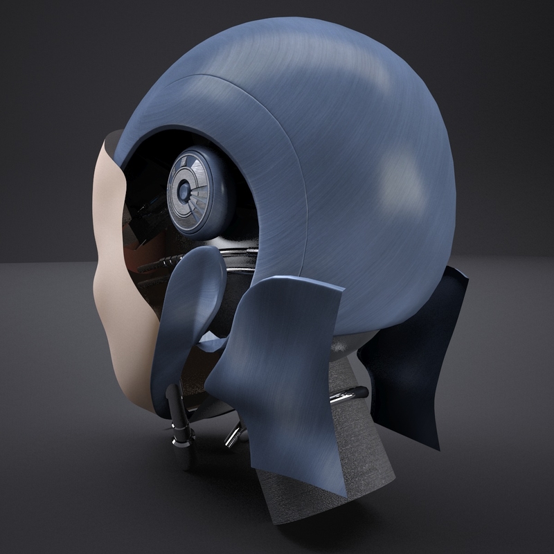 modelo 3d Cabeza de robot - TurboSquid 912451