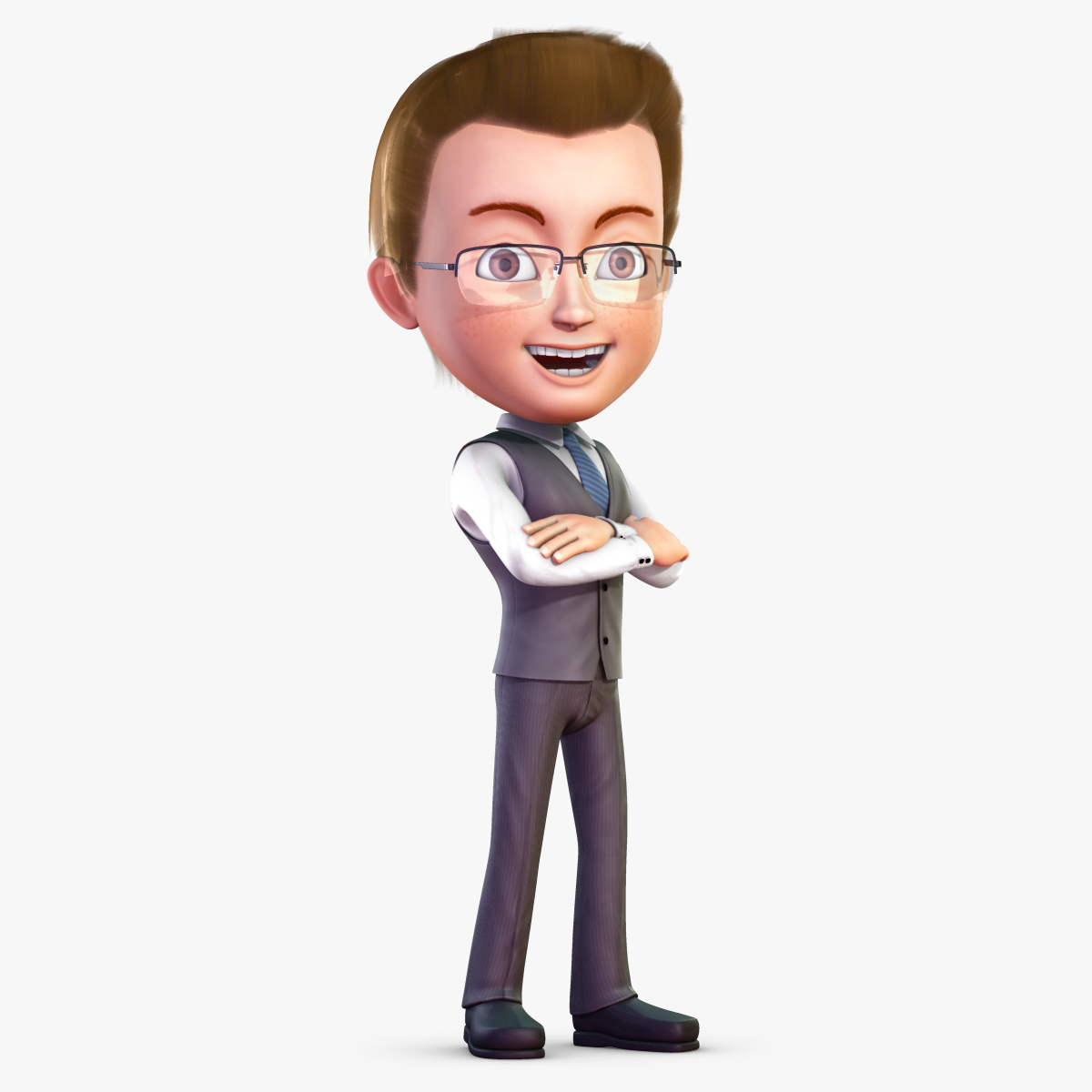 3d crtoon chrcter model