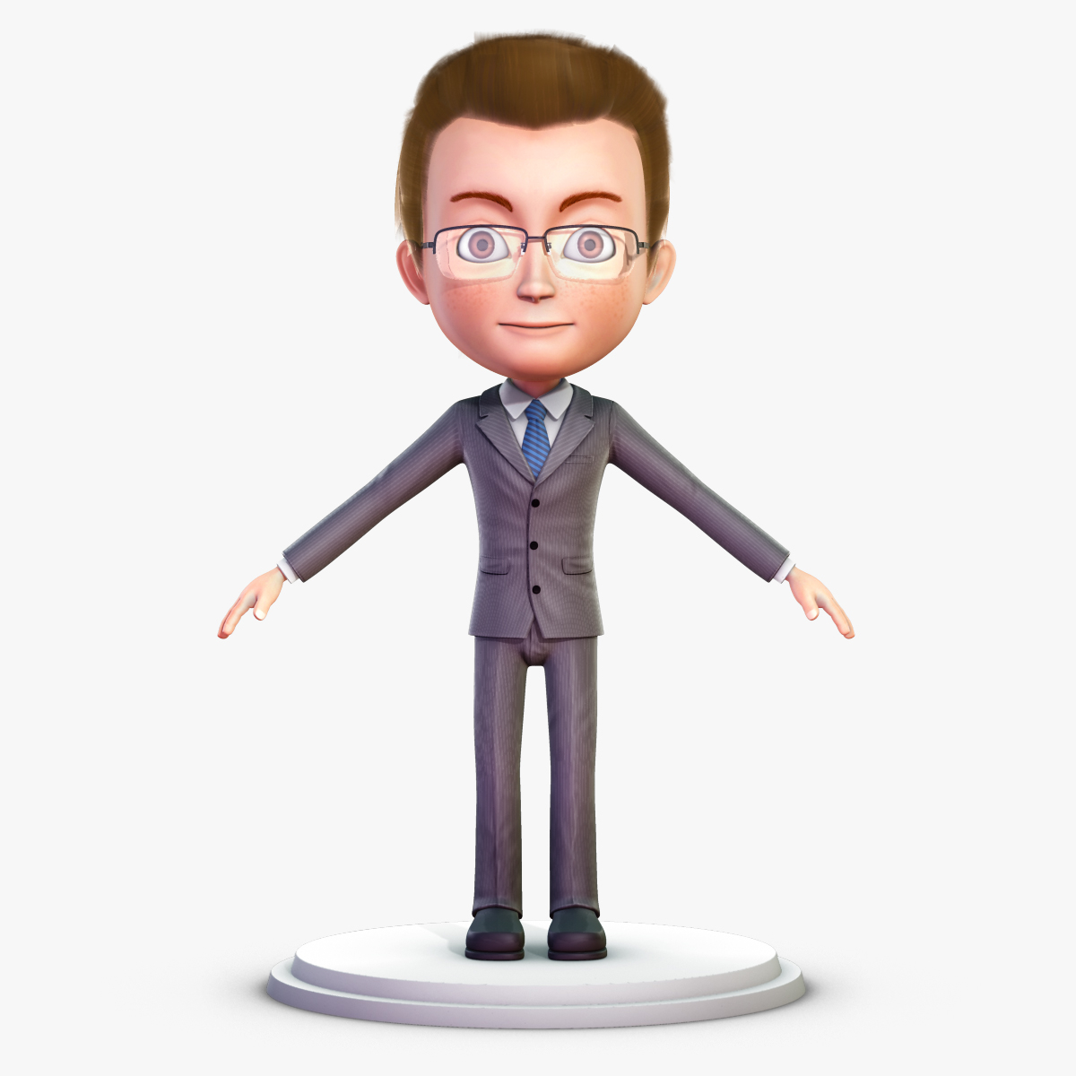 3d crtoon chrcter model