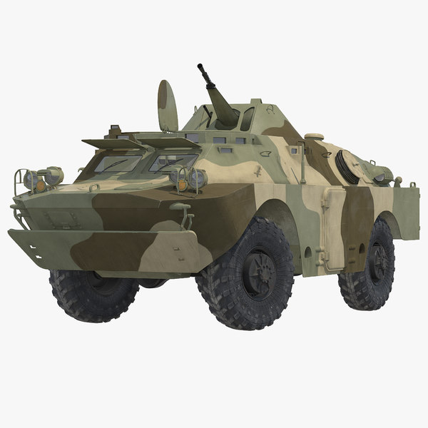 russian brdm-2 3d model