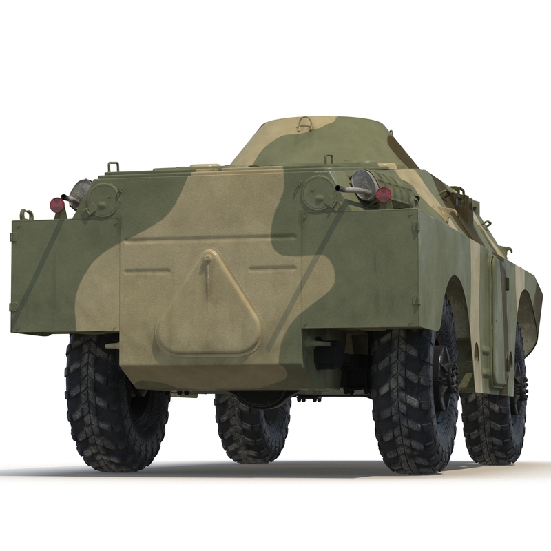 3d brdm 2 amphibious vehicle model