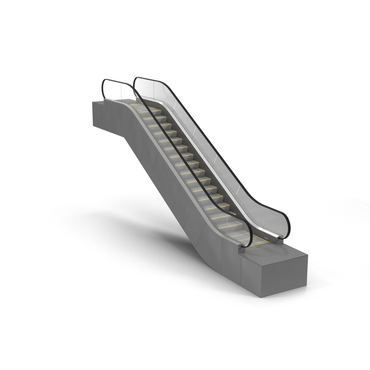escalator build 3d model