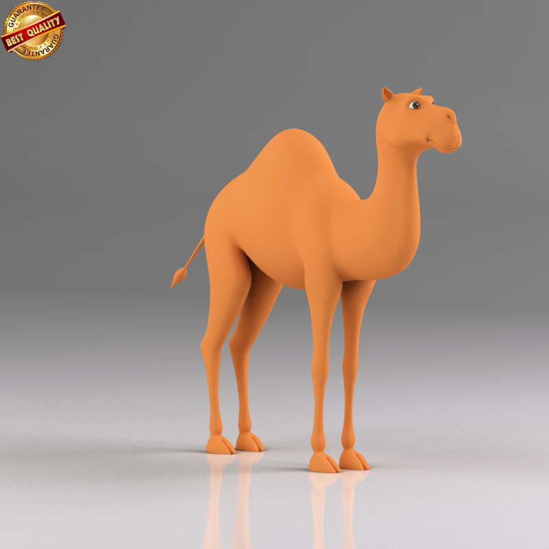 cartoon camel obj