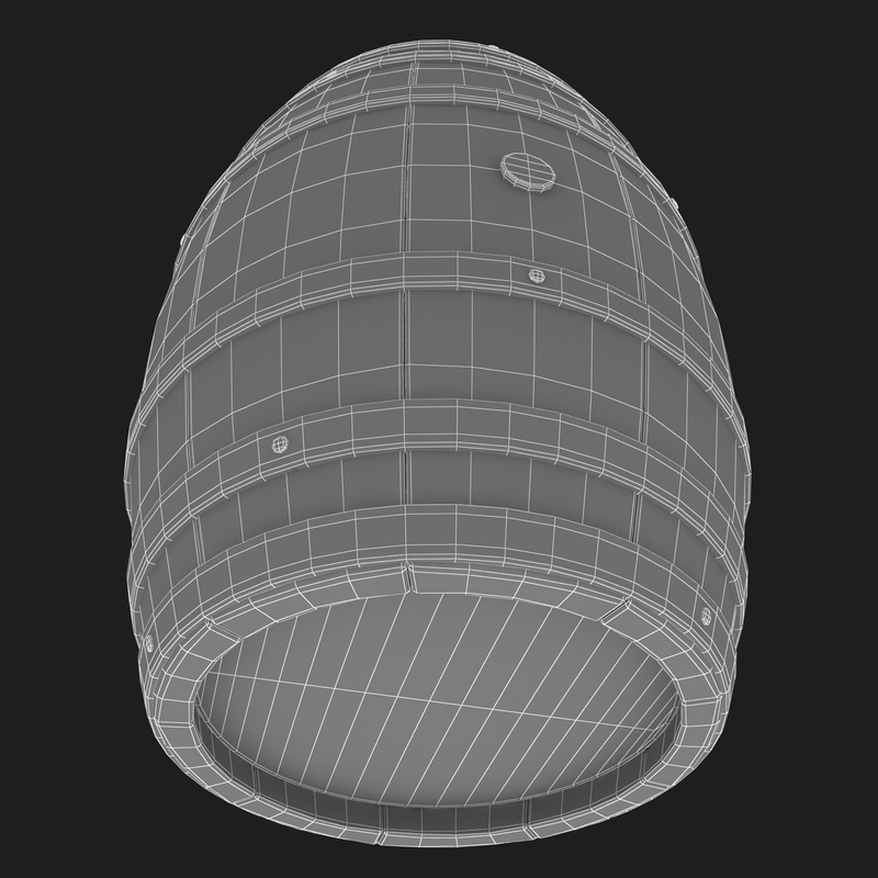 3d realistic barrel